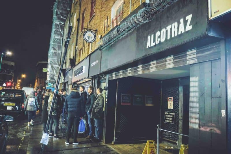 Alcotraz Prison Cocktail Bar, Brick Lane: A Review